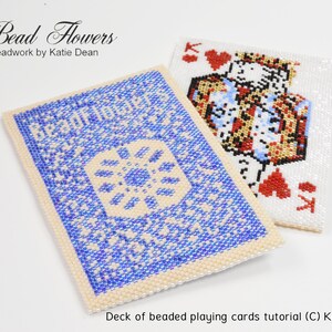 Beaded Playing Cards Tutorial for 52 Card Designs, With Word Charts ...