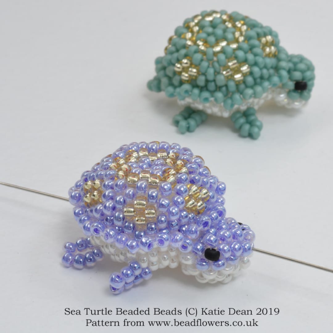 Tutorial to Make a Beaded Turtle, PDF Download - Etsy