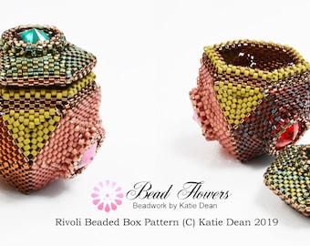 Spell Book Beaded Box Pattern / Tutorial for Making a Beaded | Etsy