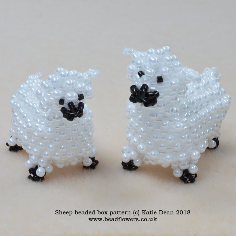Sheep Beaded Box Pattern / Tutorial | Etsy