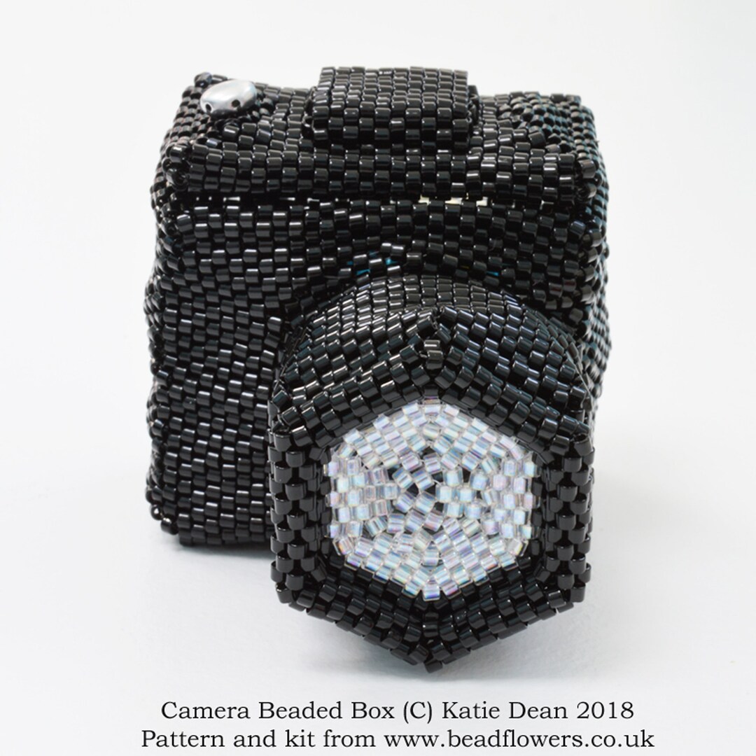 Camera Beaded Box Beading Pattern/tutorial Made With Peyote Stitch ...