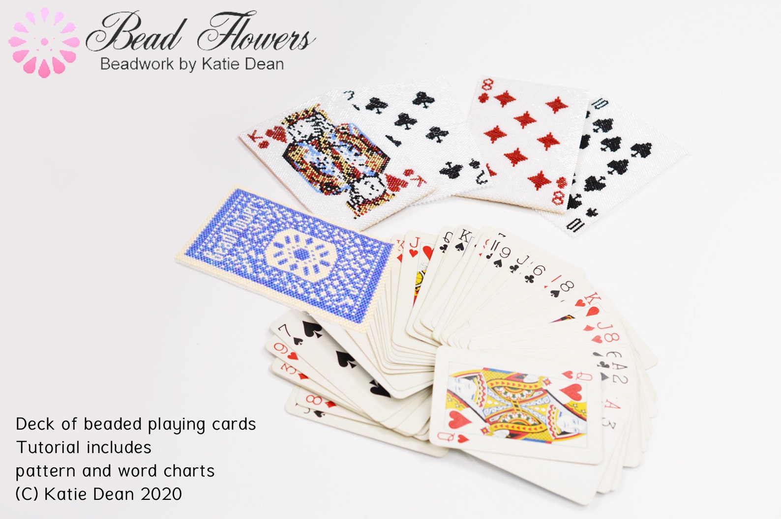 Beaded Playing Cards Tutorial for 52 Card Designs With Word - Etsy UK