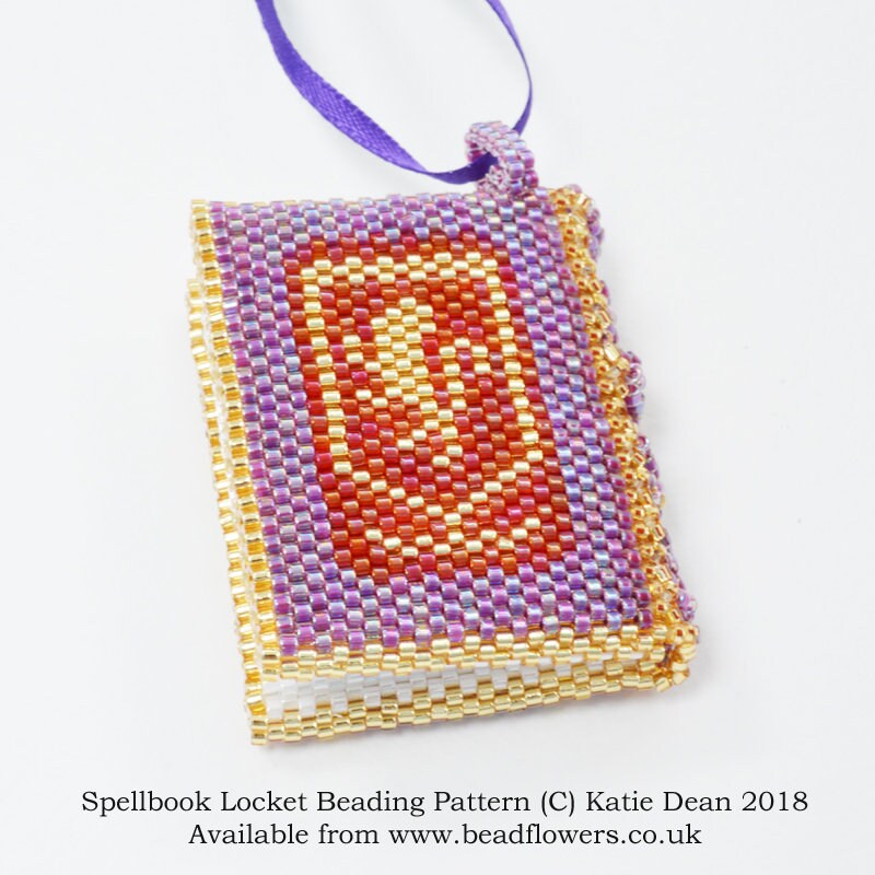 Pattern / Tutorial to make a Spell Book Locket Pendant | Etsy