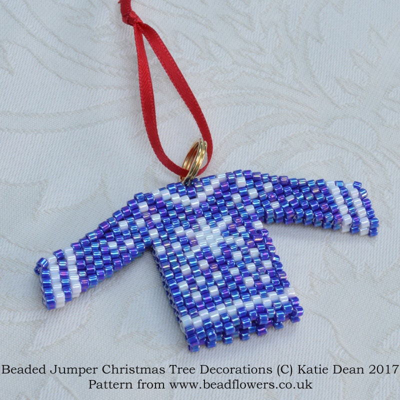 Beaded Christmas Jumper Pattern | Etsy