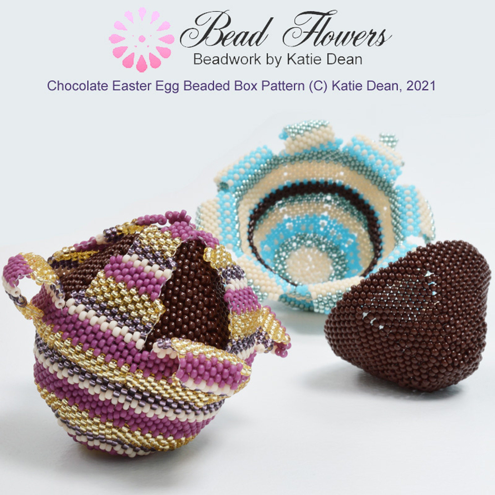 Chocolate Easter Egg Beaded Box Pattern/tutorial - Etsy UK