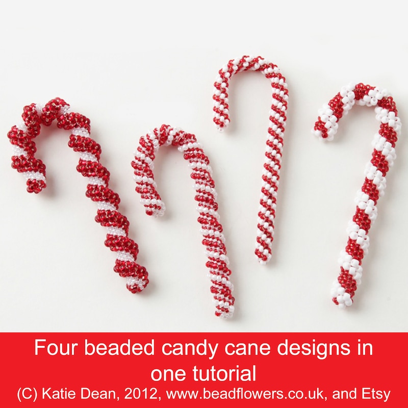 Beaded Candy Cane - Etsy