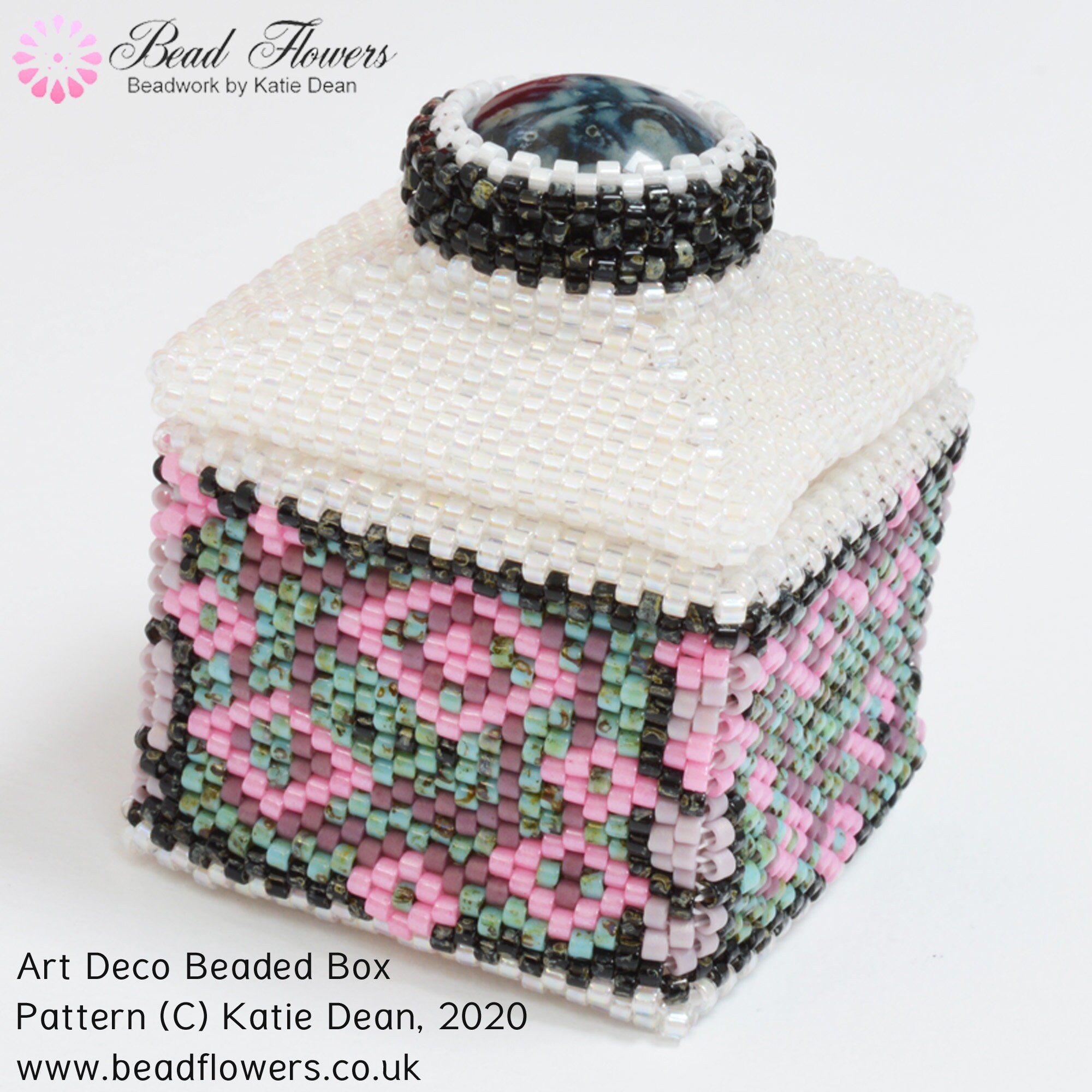 Art Deco Beaded Box Pattern/tutorial by Katie Dean - Etsy UK
