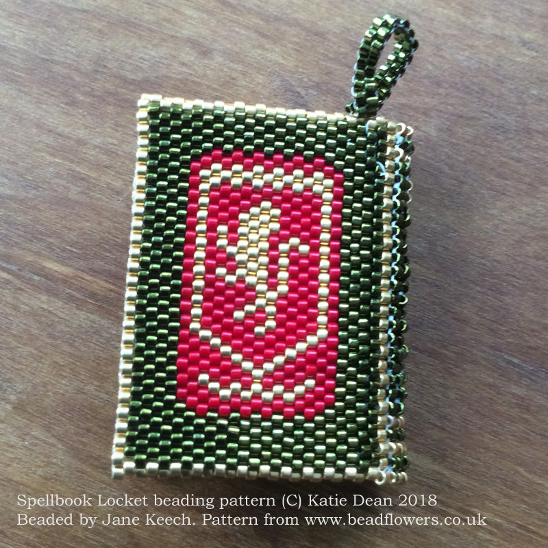 Pattern / Tutorial to make a Spell Book Locket Pendant | Etsy