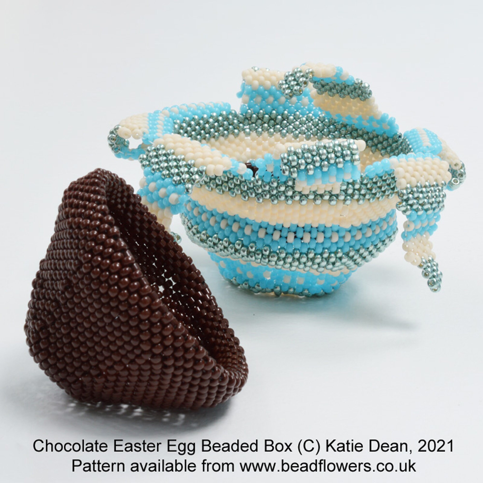 Chocolate Easter Egg Beaded Box Pattern/tutorial - Etsy UK