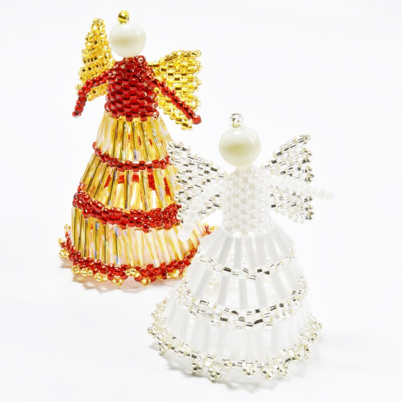 Beading Pattern for an Angel Christmas Ornament - Etsy