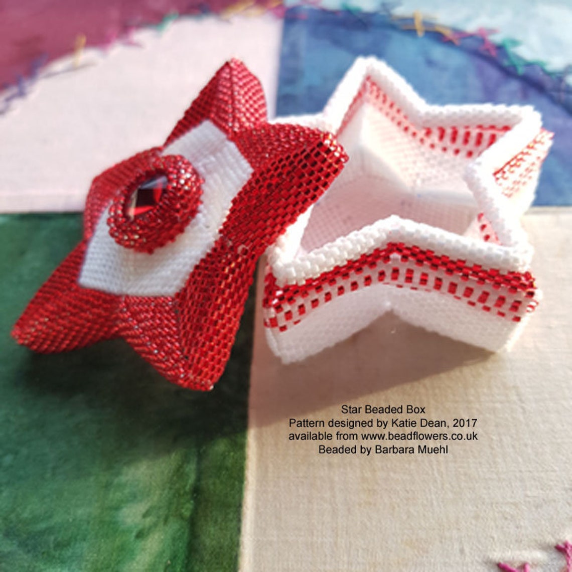 Star Beaded Box Beading Pattern / Tutorial - Etsy