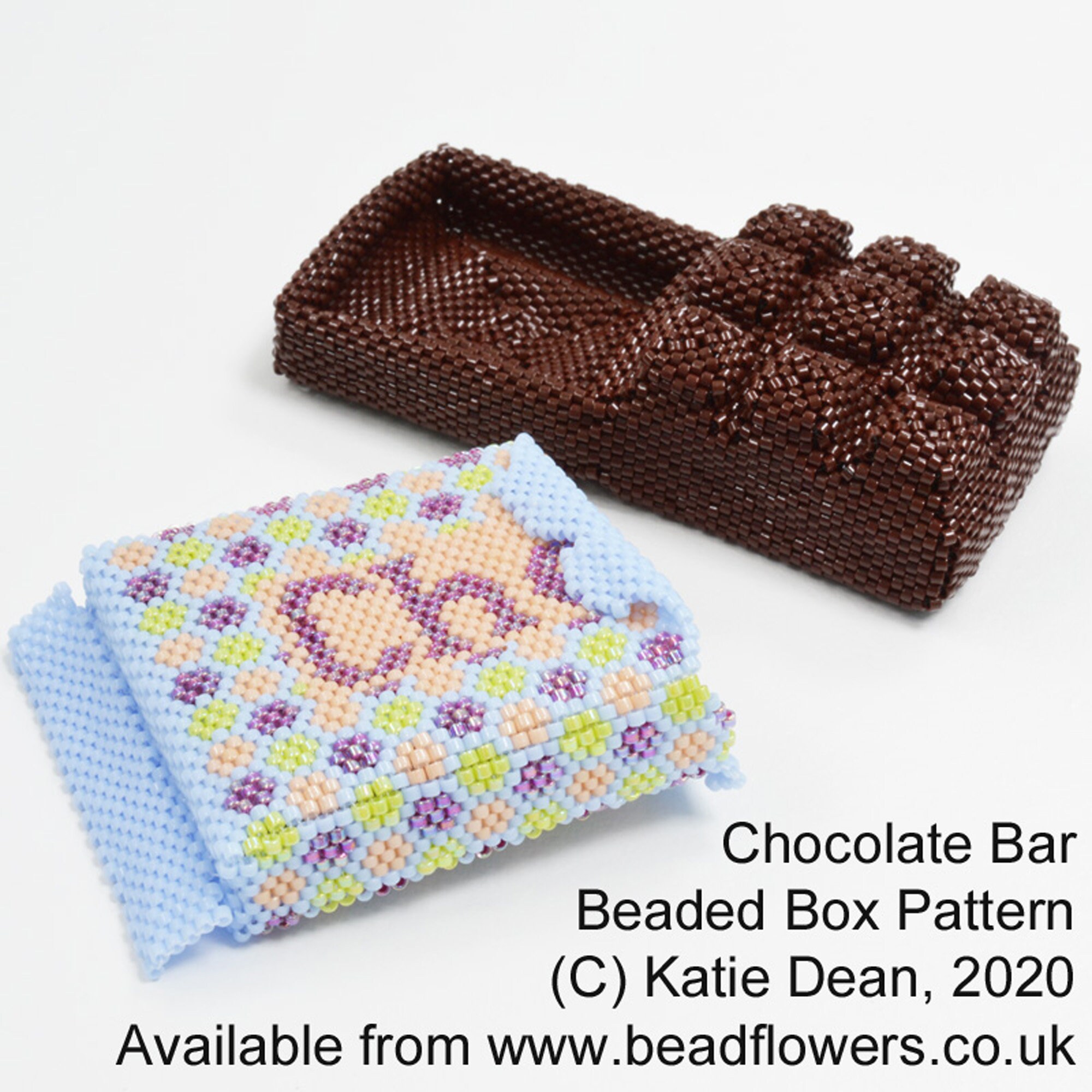 Chocolate Bar Beaded Box Pattern. Peyote Stitch Tutorial Using - Etsy UK
