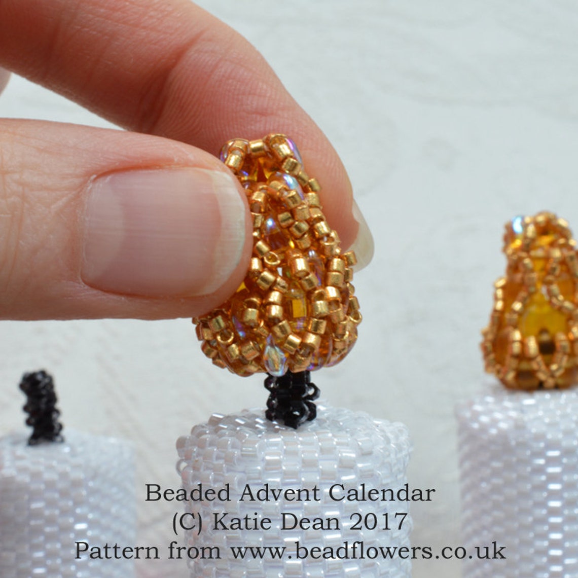 Advent Calendar Beaded Box Pattern | Etsy