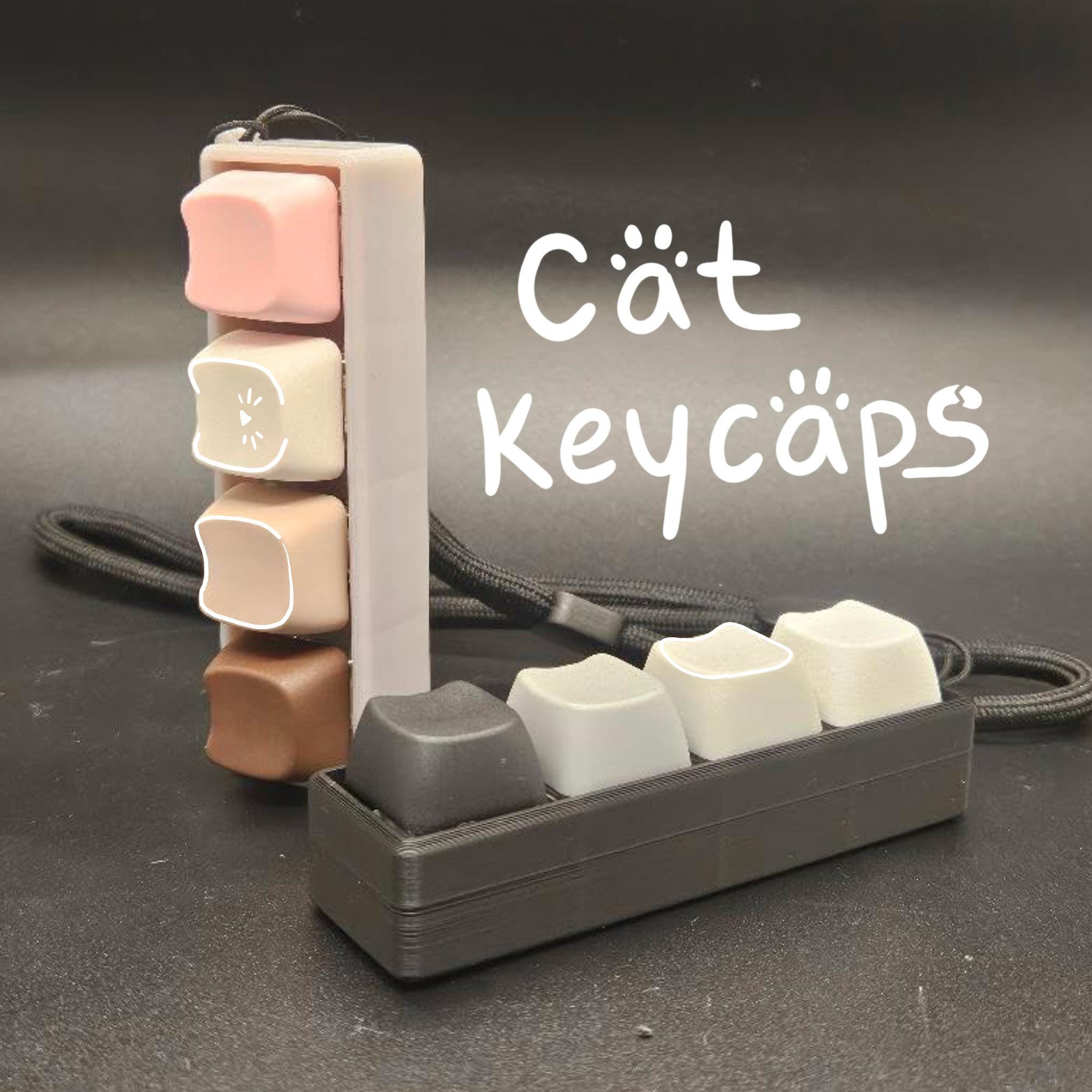 Cat Keycap Clicker Fidget | Handmade 3D Printed Desk Toy - Etsy