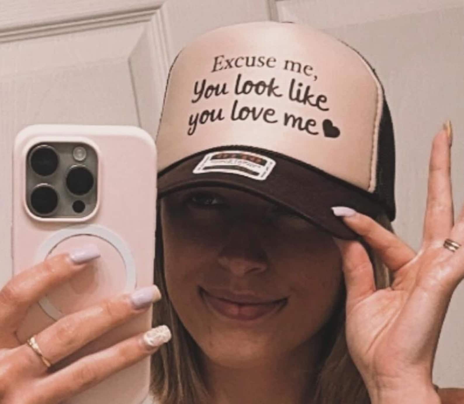 Excuse Me, You Look Like You Love Me Trucker Hat - Etsy