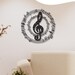Metal Music Notes Wall Decor, Music Notes Wall Decor, Metal Wall Art ...