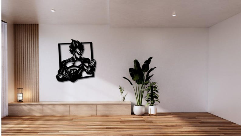 Dragon Ball Z Vegeta, Anime Lover Metal Wall Art, Anime Artwork Gifts ...