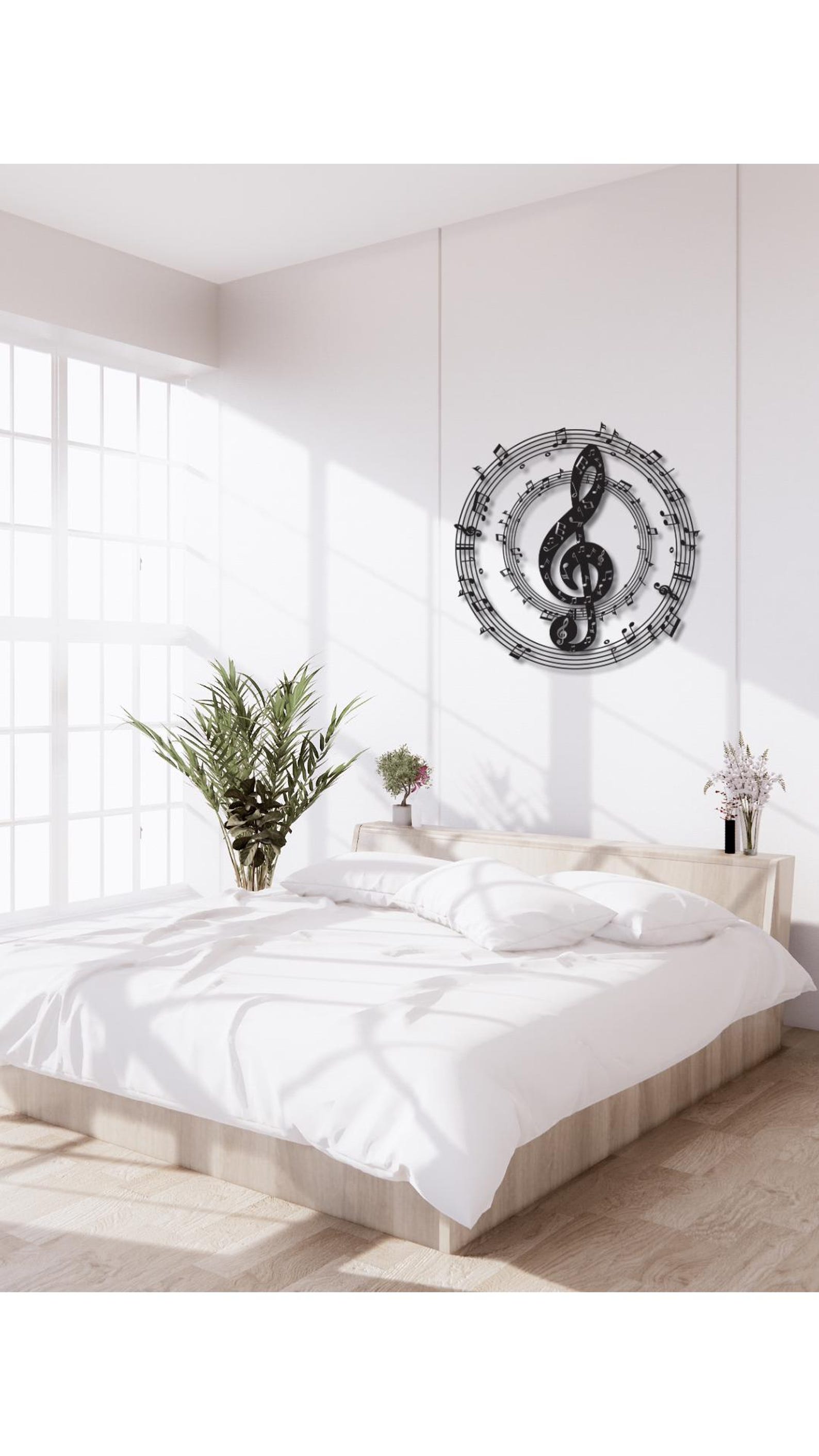 Metal Music Notes Wall Decor, Music Notes Wall Decor, Metal Wall Art ...