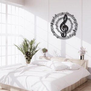 Metal Music Notes Wall Decor, Music Notes Wall Decor, Metal Wall Art ...