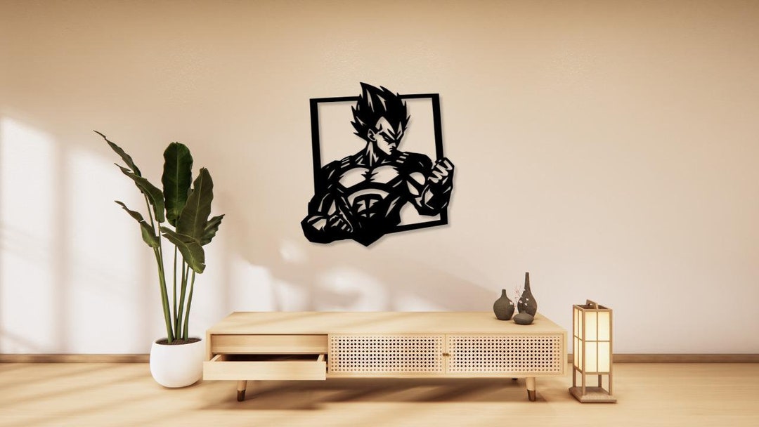 Dragon Ball Z Vegeta, Anime Lover Metal Wall Art, Anime Artwork Gifts ...