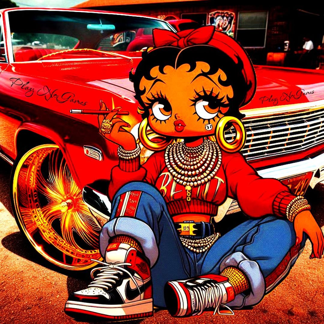 Betty Boop Urban Design, Digital Prints, Print Transfer Custom Prints ...