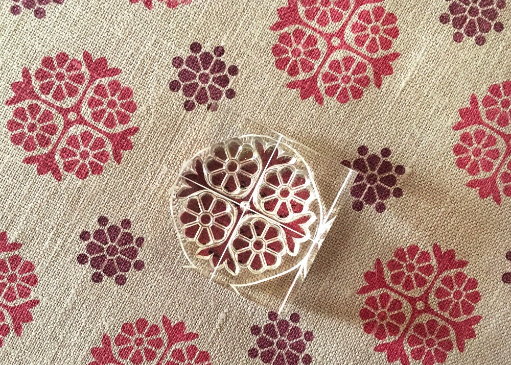 Daisy Chain Floral Stamp Set Pattern Making Stamps Clear | Etsy