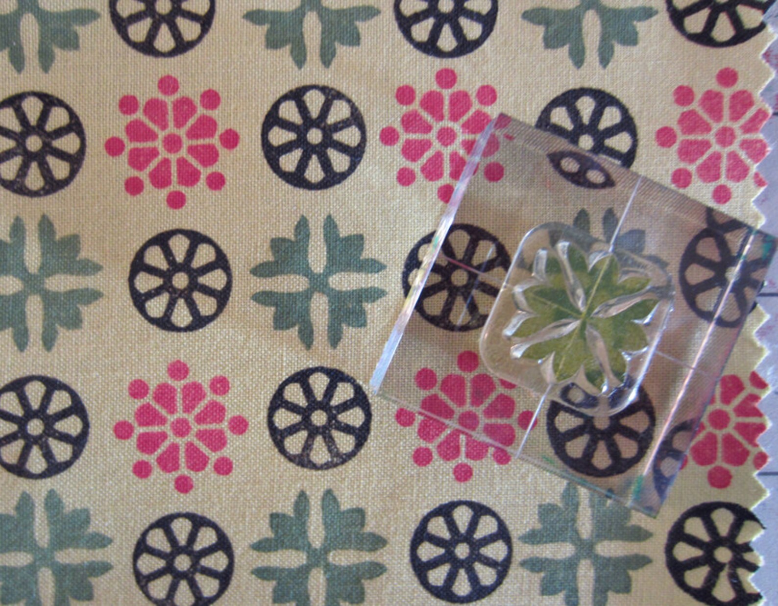 Daisy Chain Floral Stamp Set Pattern Making Stamps Clear - Etsy