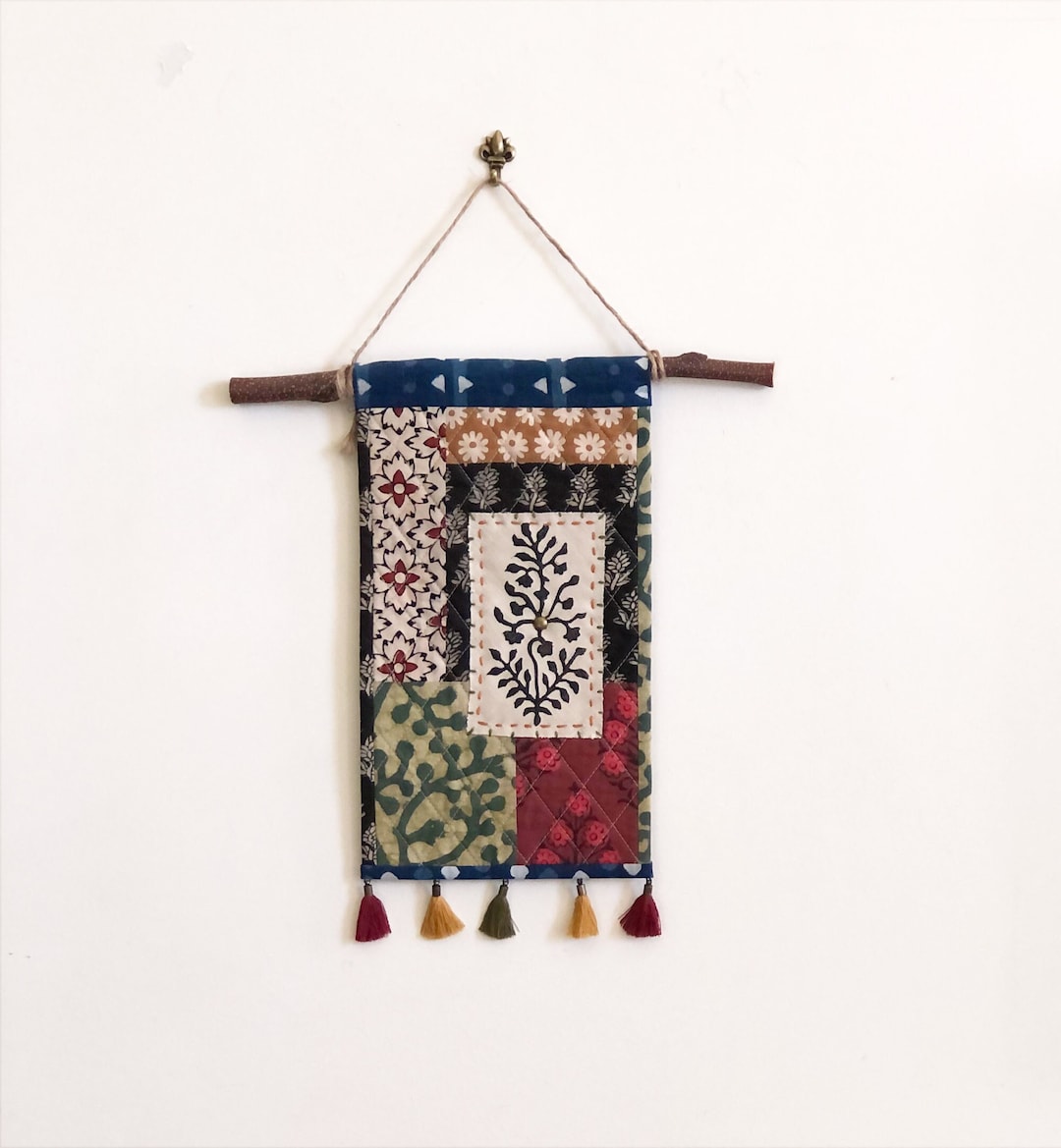 Bohemian Style Wall Hanging Boho Decor Textile Wall Art - Etsy