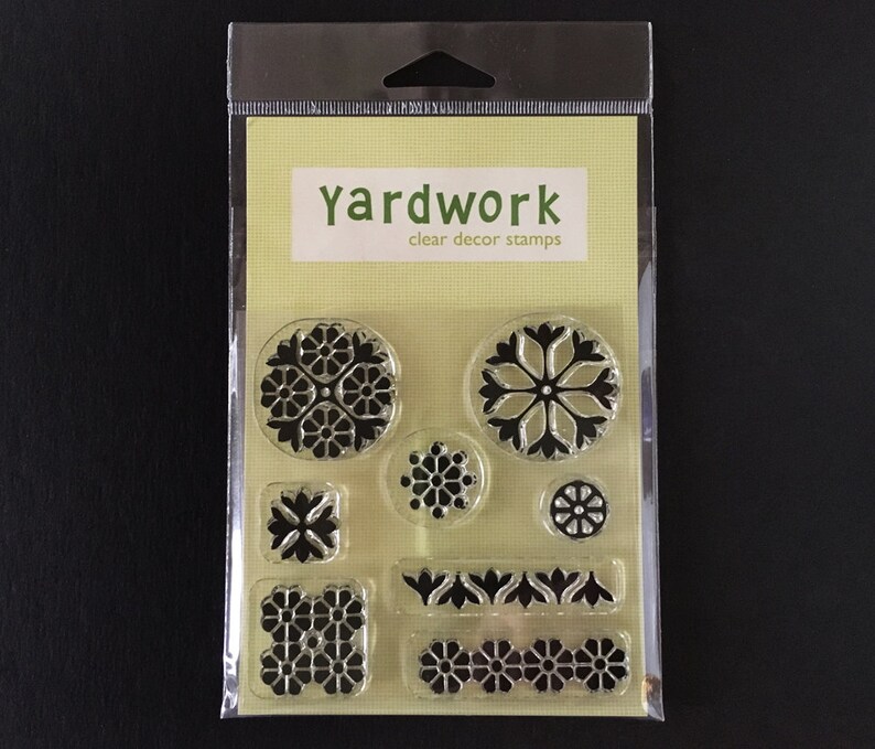 Daisy Chain Floral Stamp Set Pattern Making Stamps Clear - Etsy