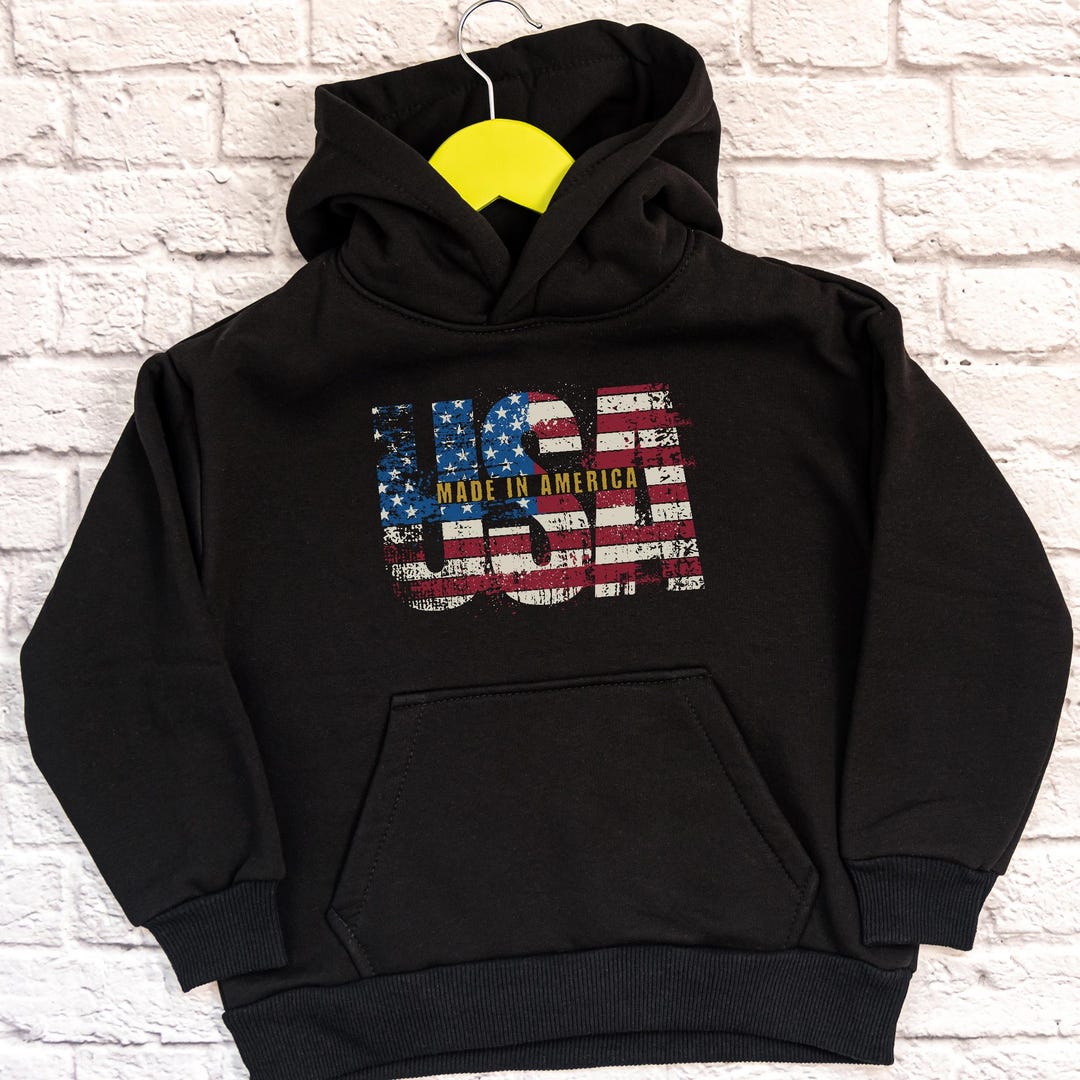 Made in America USA Hooie Vintage Flag Independence Day 4th of July Red ...