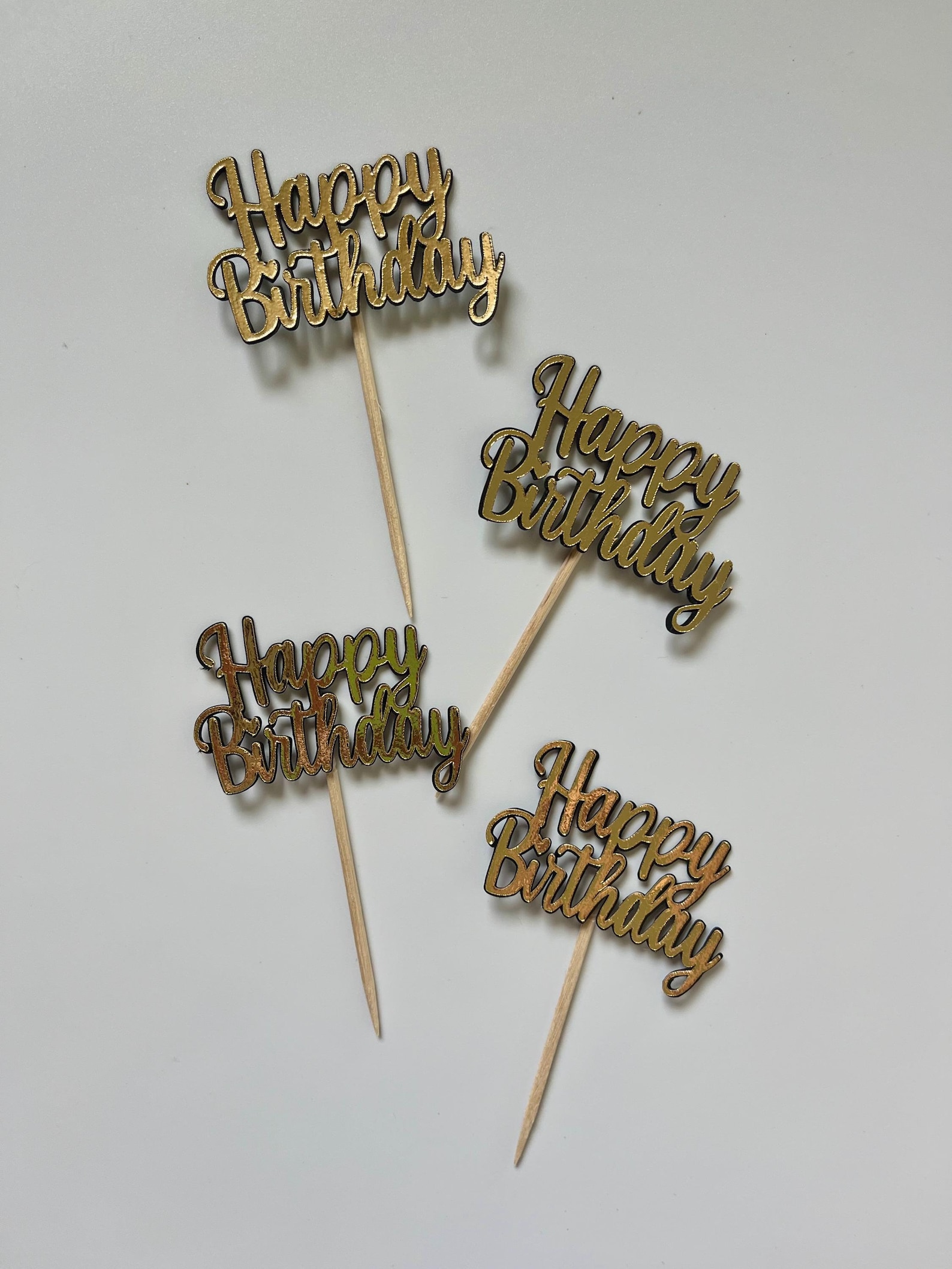 Happy Birthday Toothpick Party Decor - Etsy