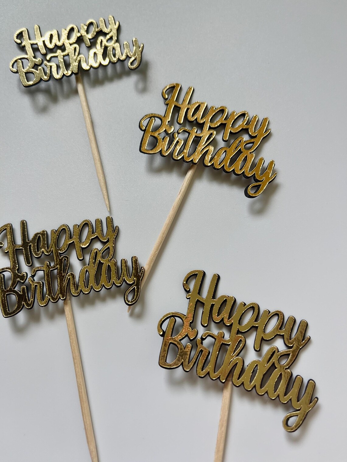 Happy Birthday Toothpick Party Decor - Etsy