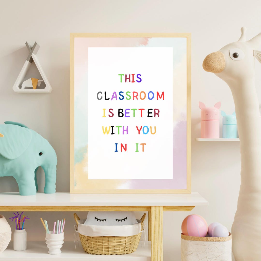 This Classroom is Better With You in It, Boho Classroom Decor ...