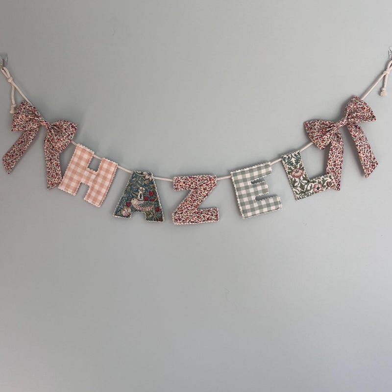 Name Quilted Sign - Etsy