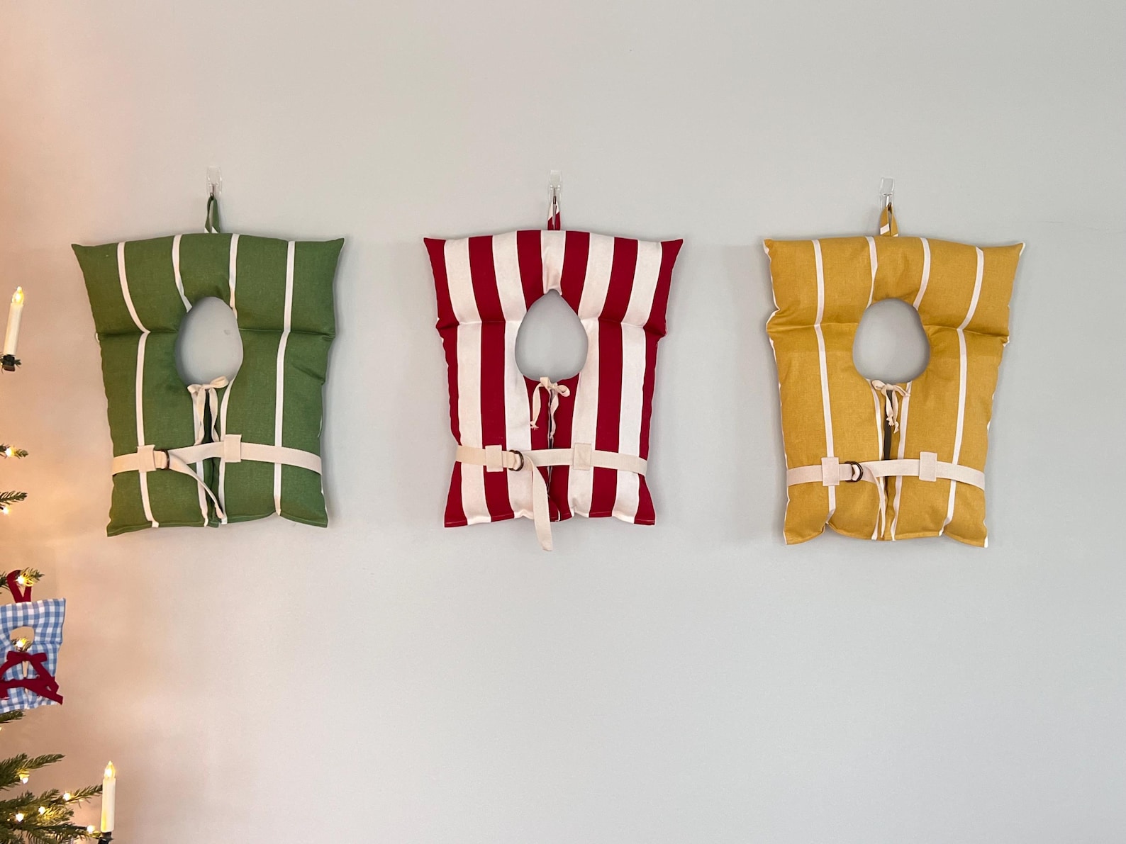 Vintage Style Life Jacket Wall Hanging- Nautical Boat Coat Wall Decor ...
