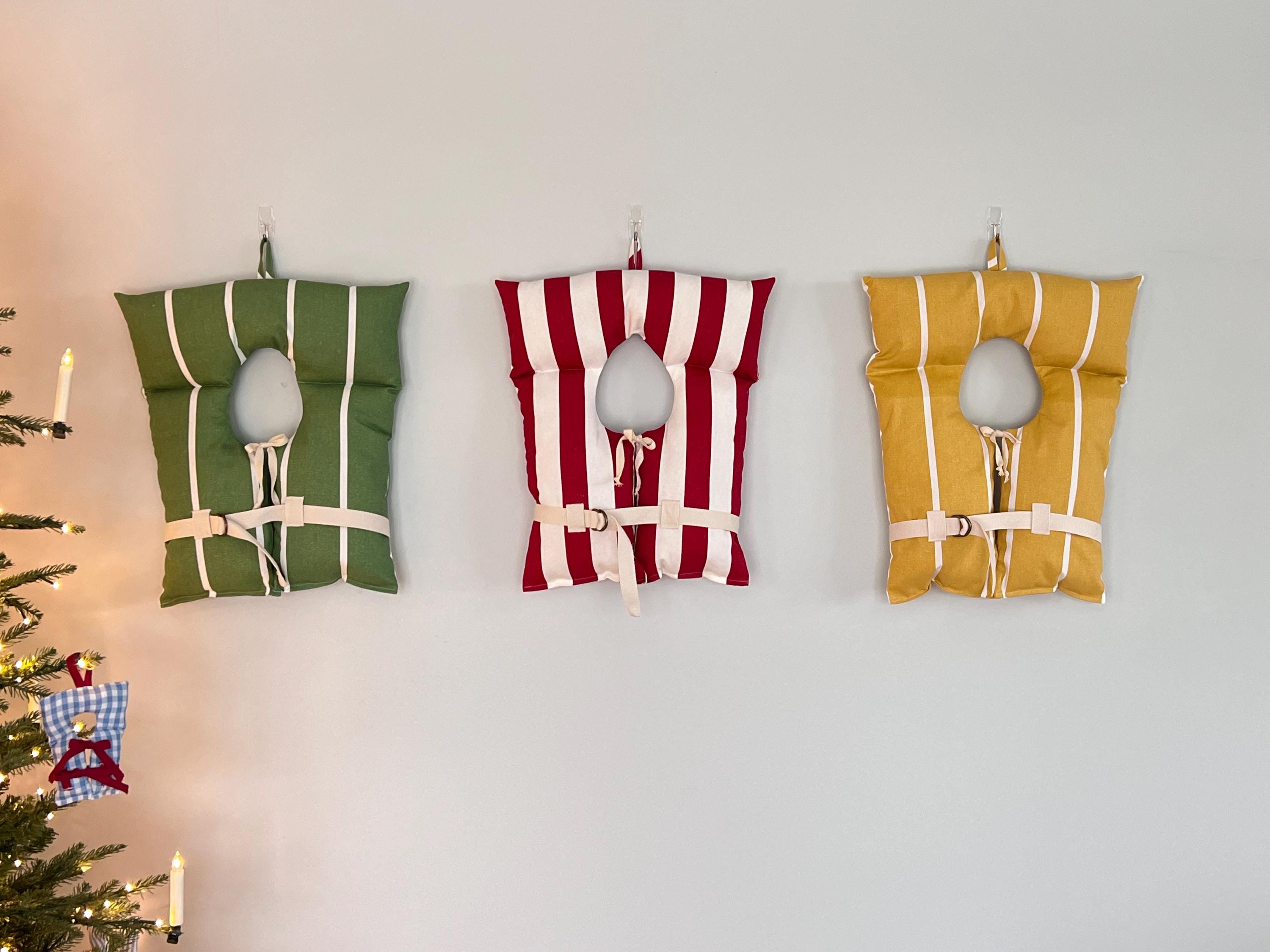 Vintage Style Life Jacket Wall Hanging- Nautical Boat Coat Wall Decor ...