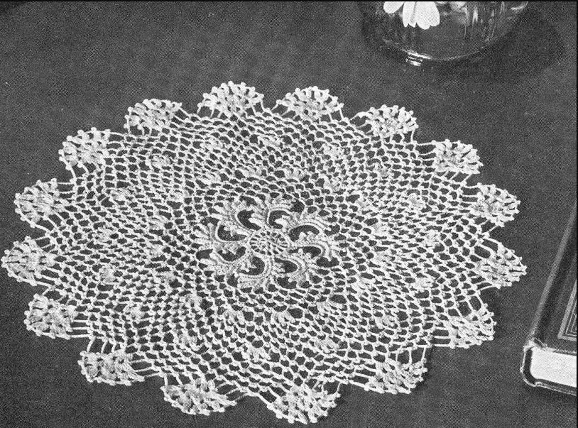 Irish Scroll Doily Pattern, Doilies Vintage Old - Etsy