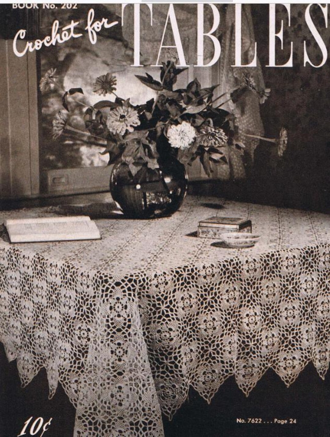 Pattern Pdf Book, Tablecloth 202 - Etsy
