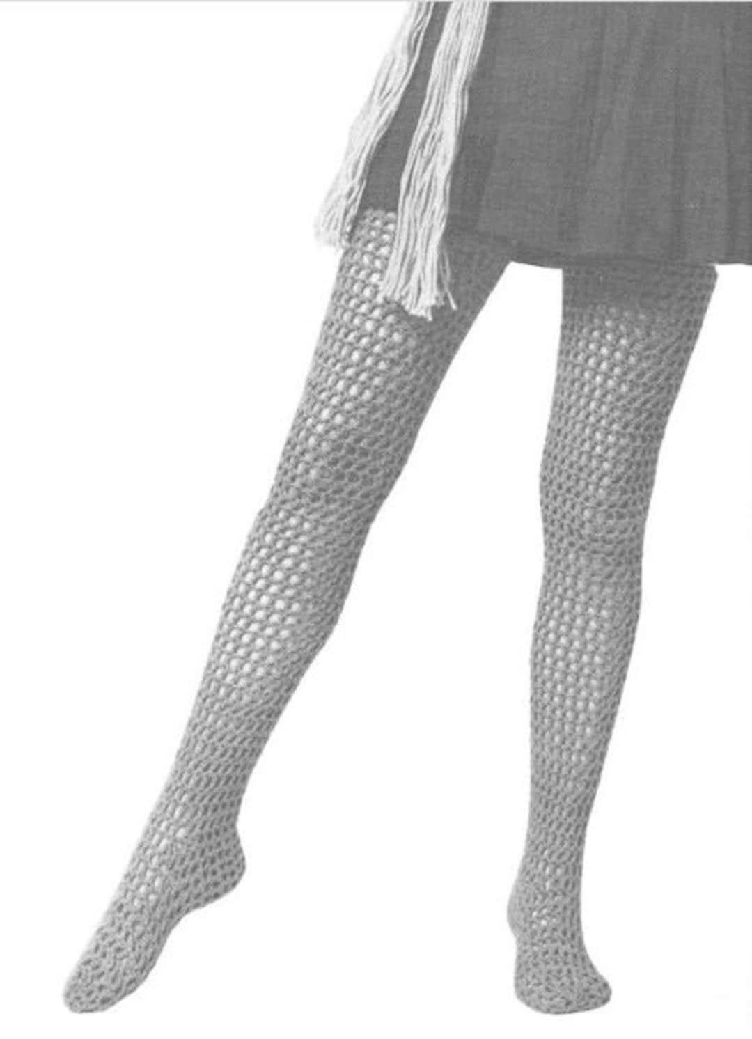 Crochet Pattern Net Stockings Pattern Fishnet Tights Ladies - Etsy