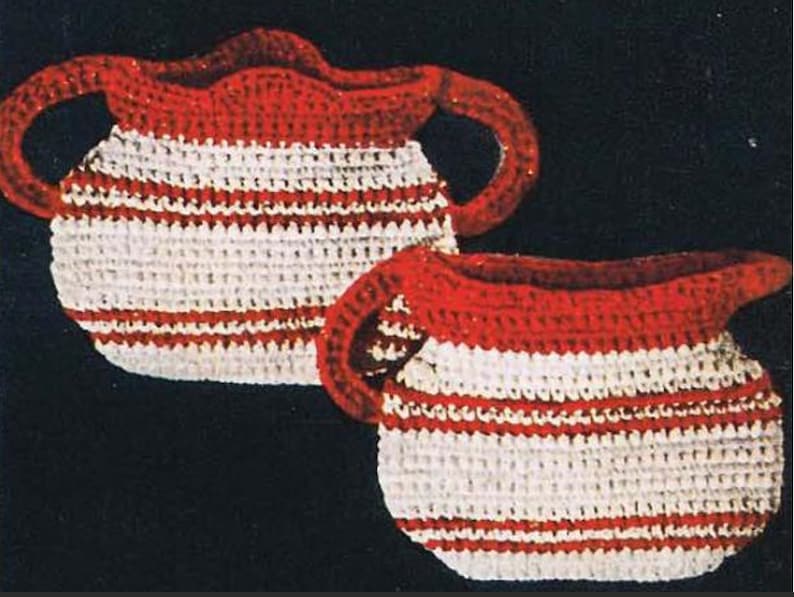 Potholders, Crochet Sugar Creamer Pattern Set Crochet - Etsy