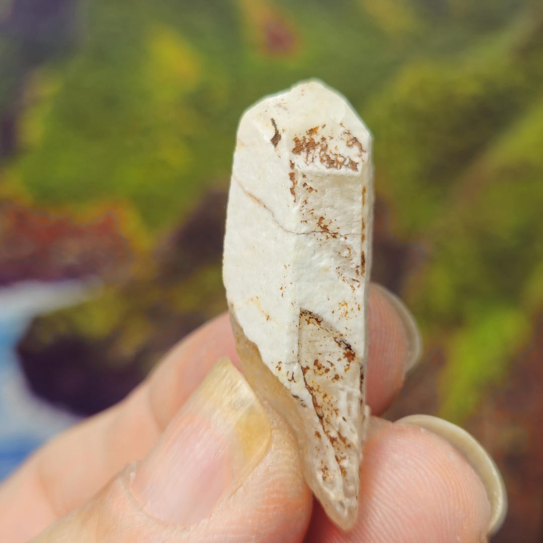 Rare Arkansas Ivory Quartz Channeling Crystal With Barite IXTL005 ...