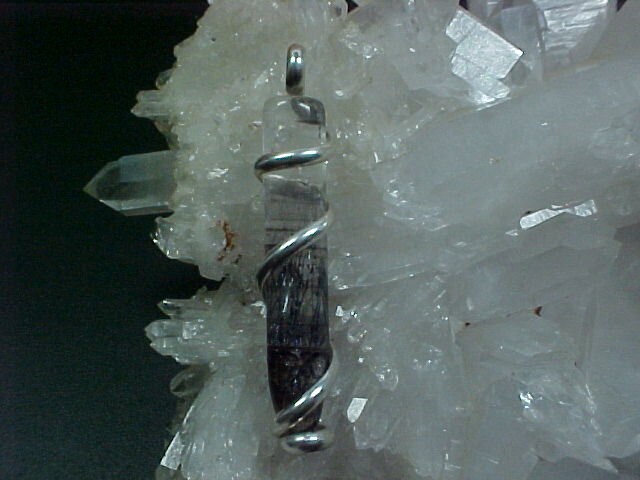 Sacred Seven Agape Crystal Silver Spiral Pendant 011 With - Etsy