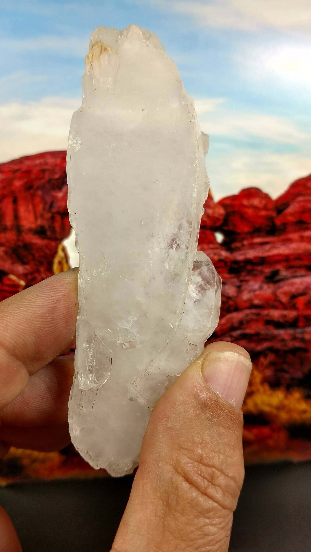 Arkansas Quartz Shard Crystal Self-healed Blade Reiki Tool SXTL130 ...