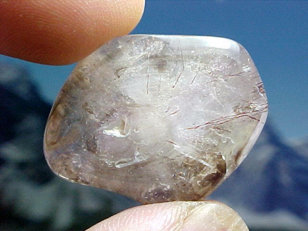 Agape Crystal Tumble Stone E014 With Seven Super Fine Minerals From ...