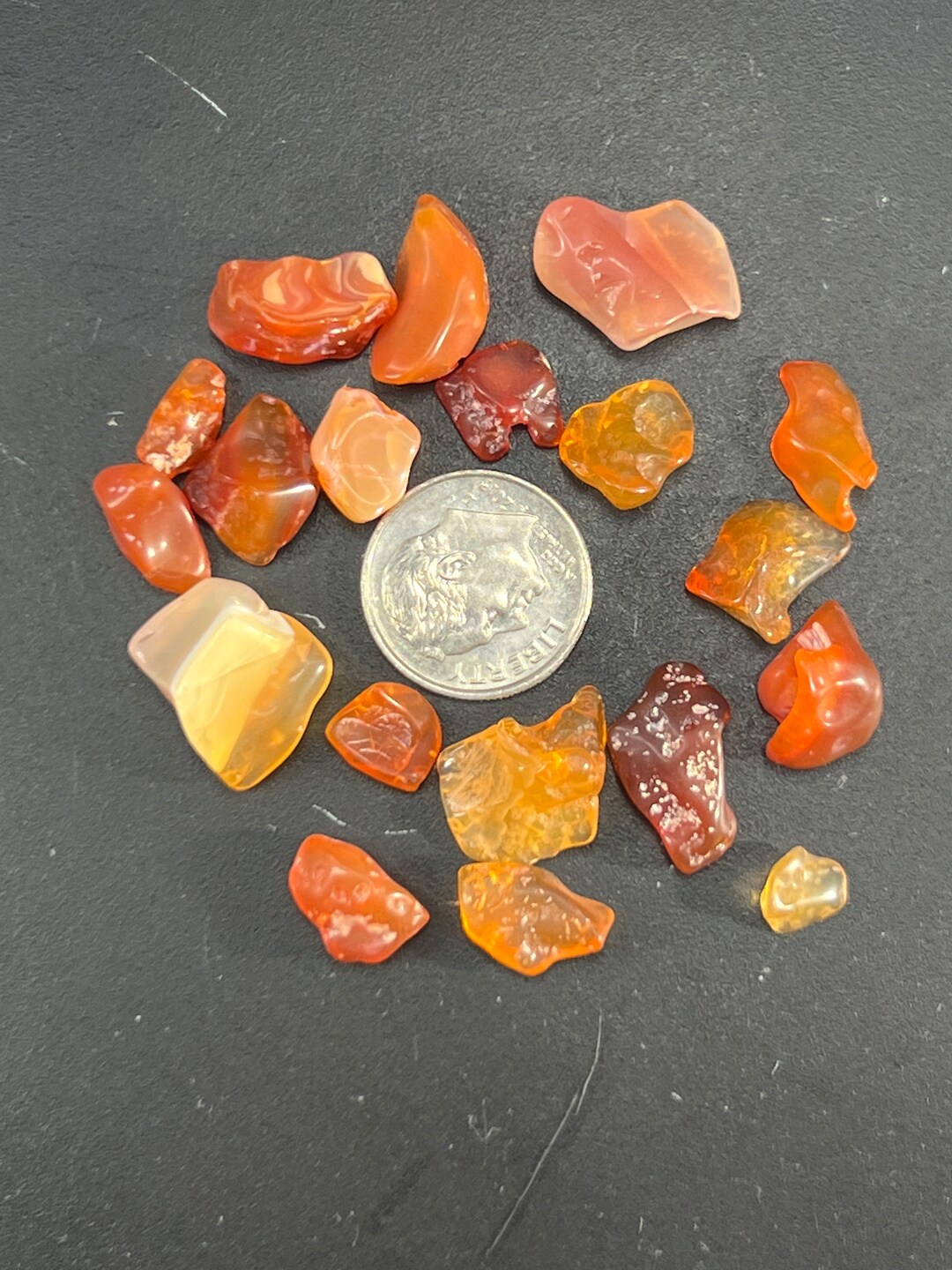 50cts. Polished Mexico Fire Opal, Jelly Opal, Ice Cream Opal 001 Ready ...