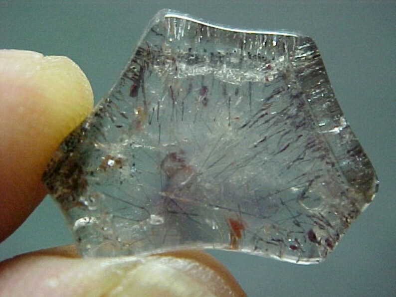 Agape Crystal Sacred Seven Quartz Slice Super Fine Minerals - Etsy
