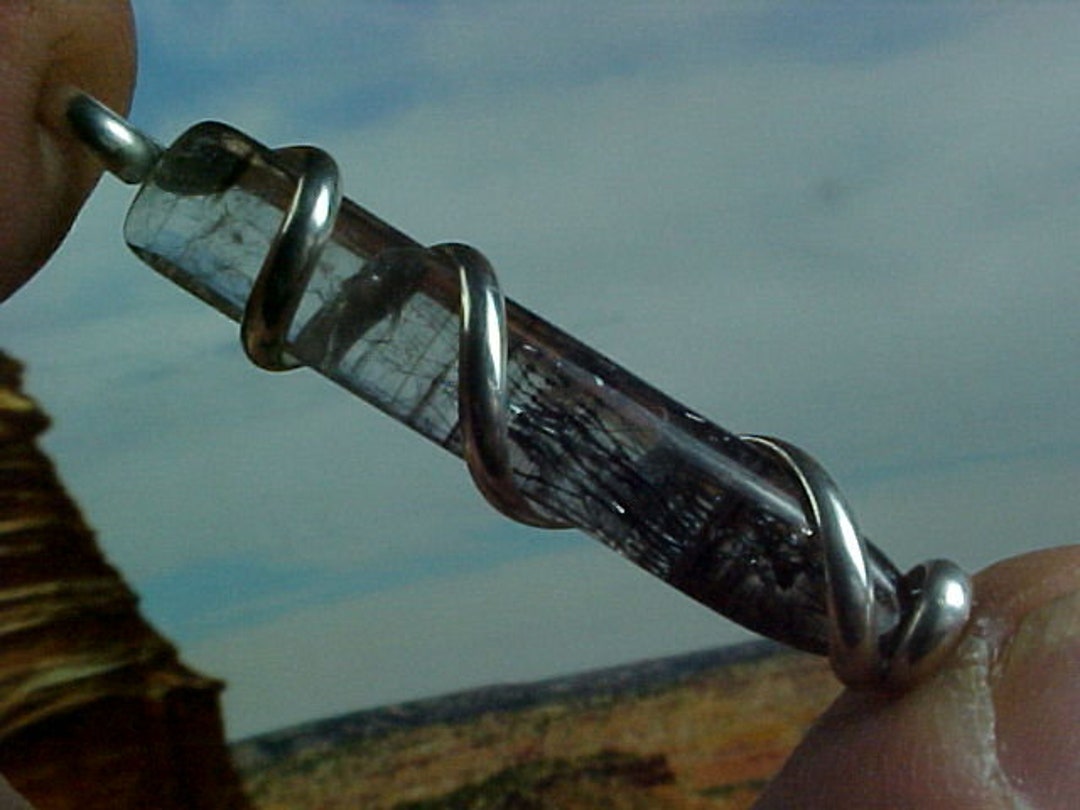 Sacred Seven Agape Crystal Silver Spiral Pendant 011 With Super Fine ...