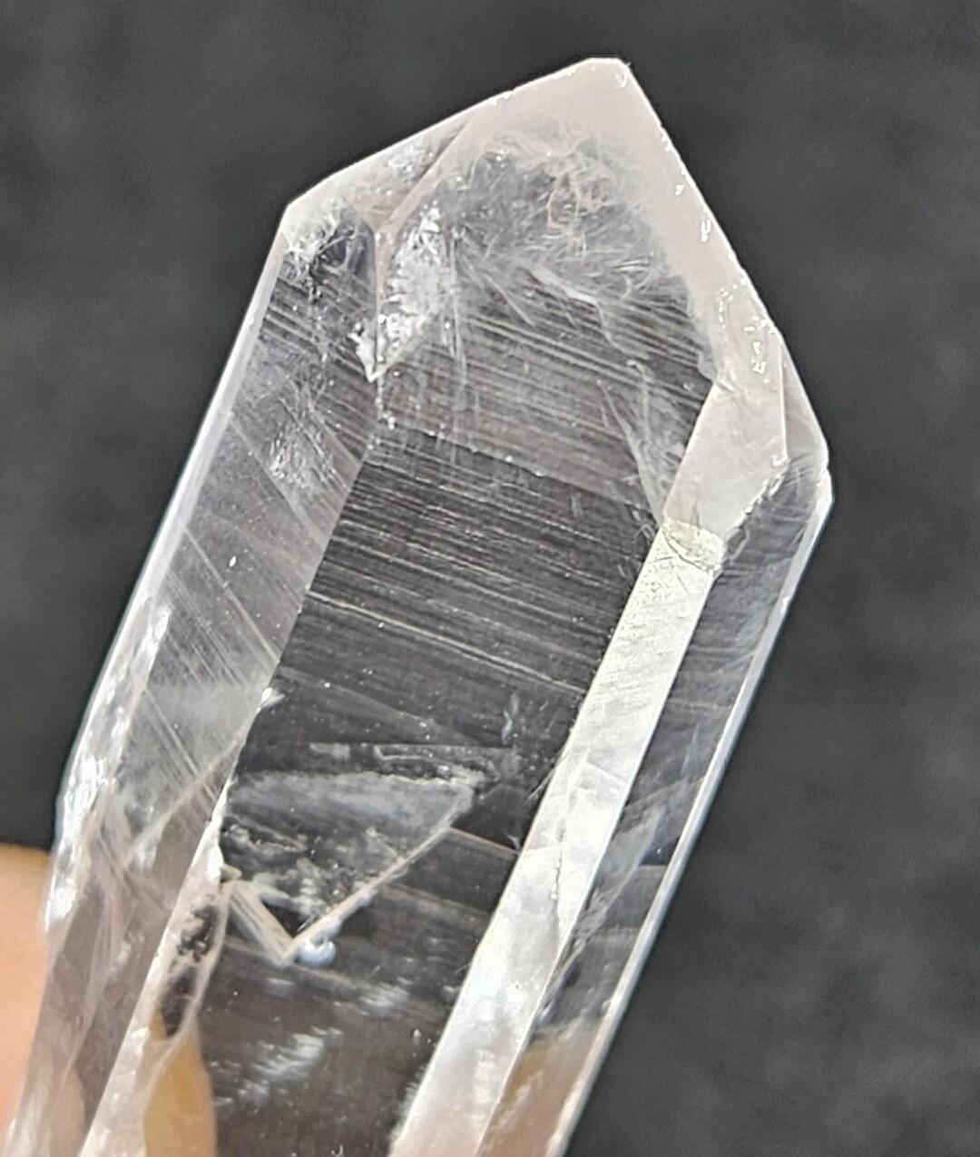 Lemurian Dow Prism Crystal With Titanium Inclusions APC1005 A ...