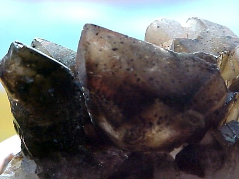 Agape Crystal Elestial Cluster With Hidden Scepter | Etsy