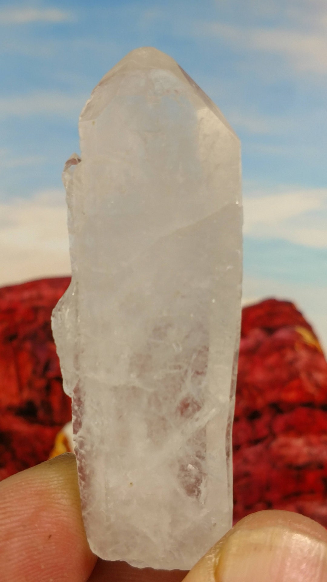 Arkansas Quartz Shard Crystal Self-healed Blade Reiki Tool SXTL126 ...